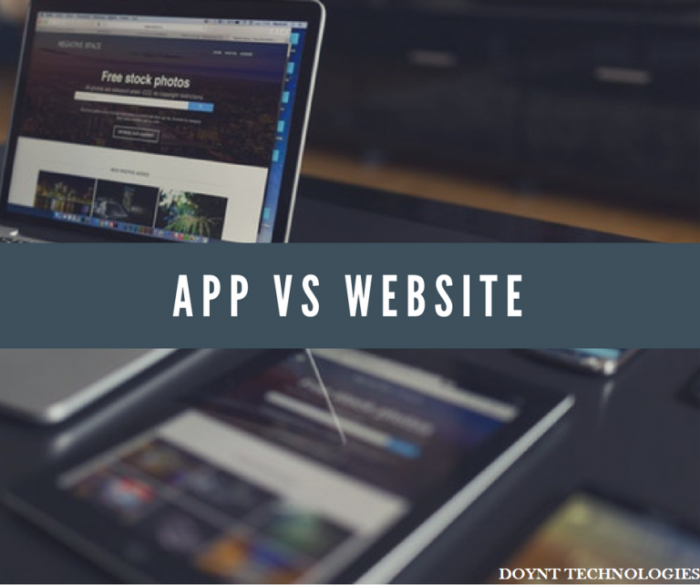 App vs Website - Blog | Doynt Technologies